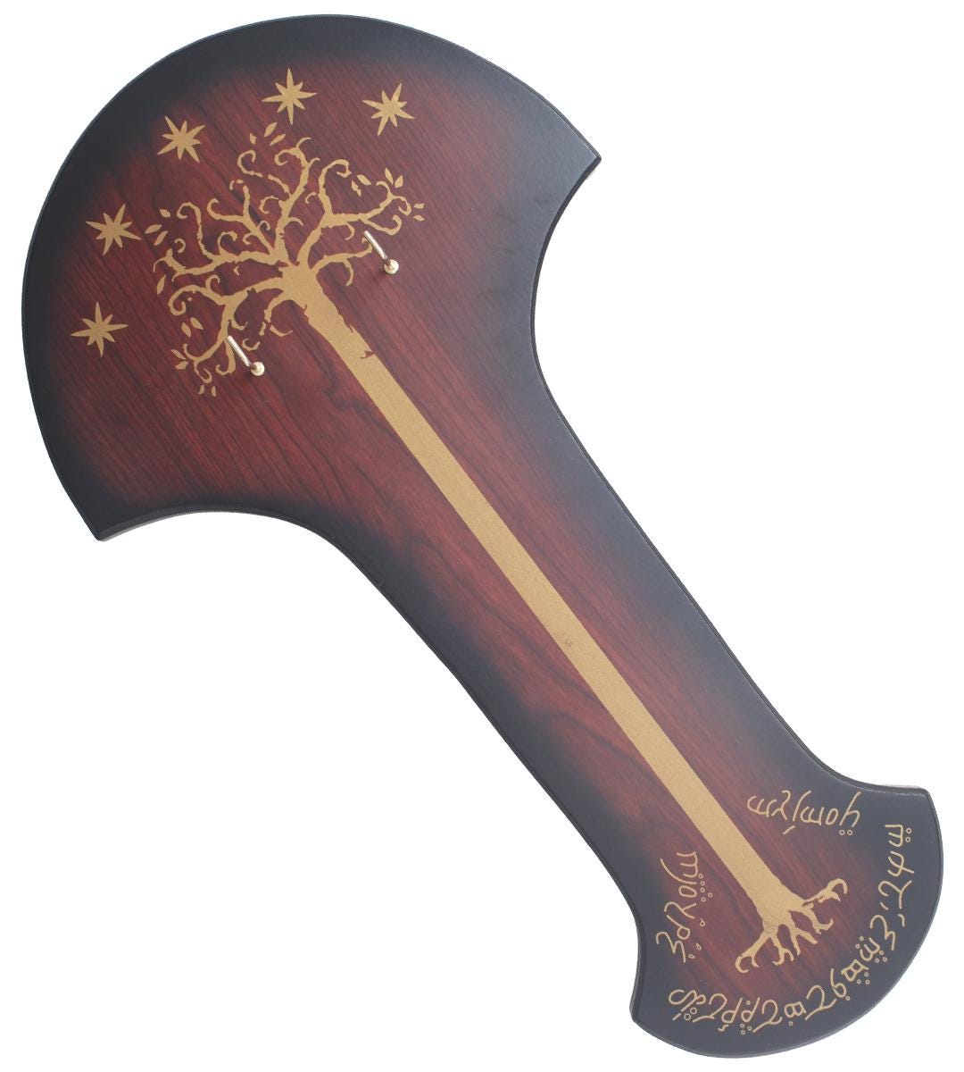 Wooden Display Epee Support Mural Epee Plaque Murale Wall Display Sword ...