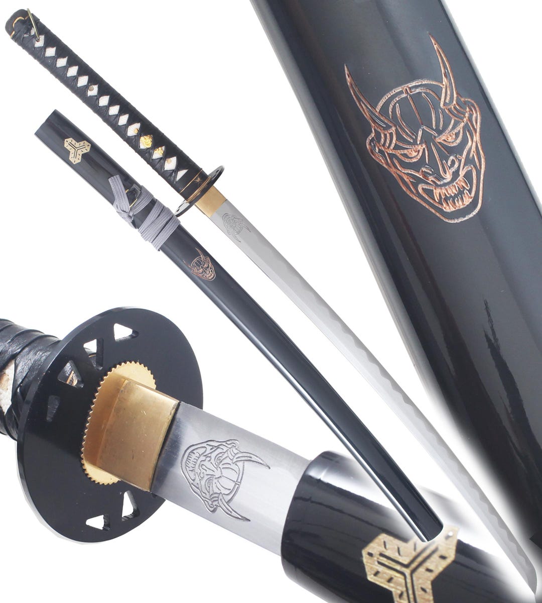 Katana Forged Saber Katana Bill Sword Hattori Hanzo - Blade Maru 1045 ...