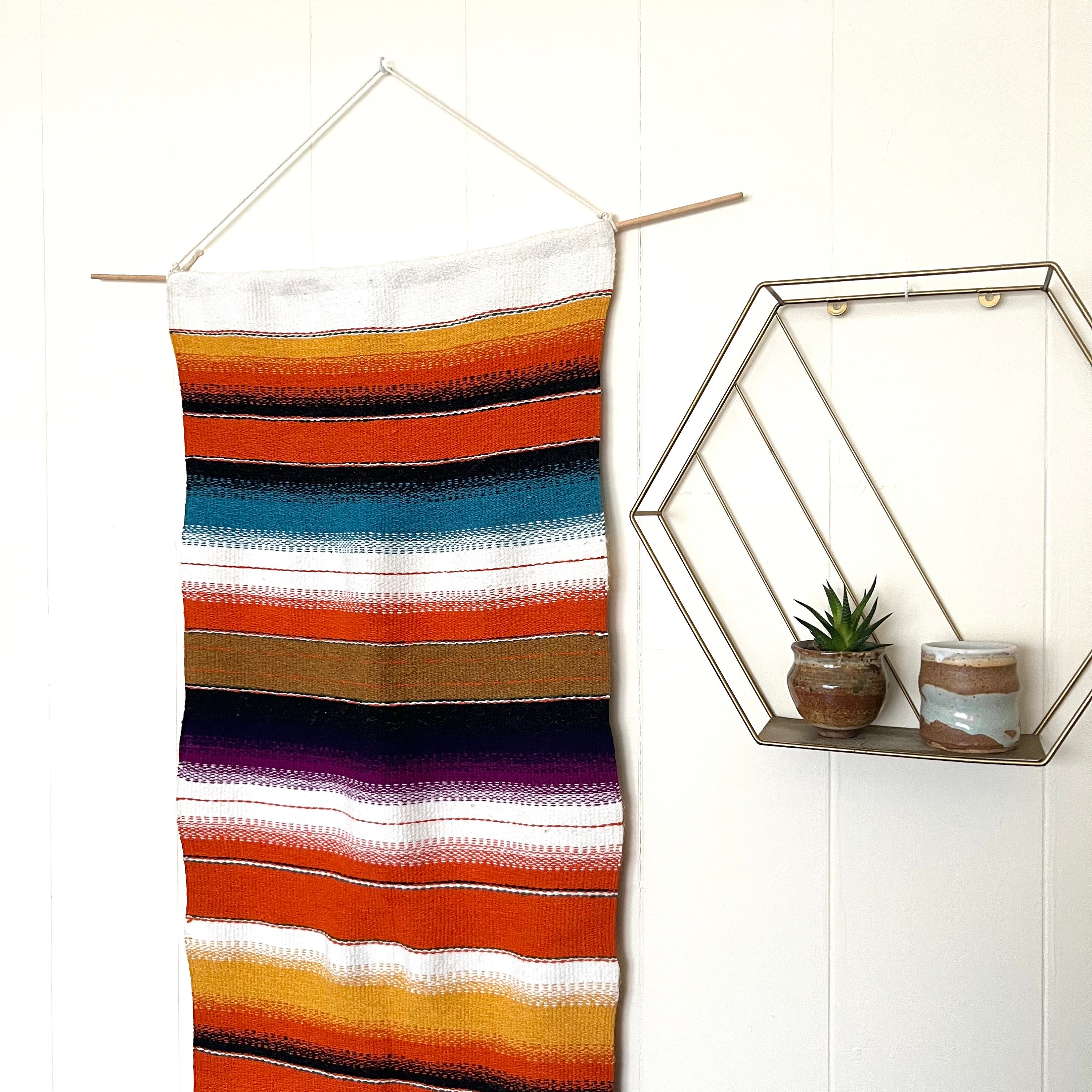 VTG Large Woven Wool Wall Hanging - Etsy