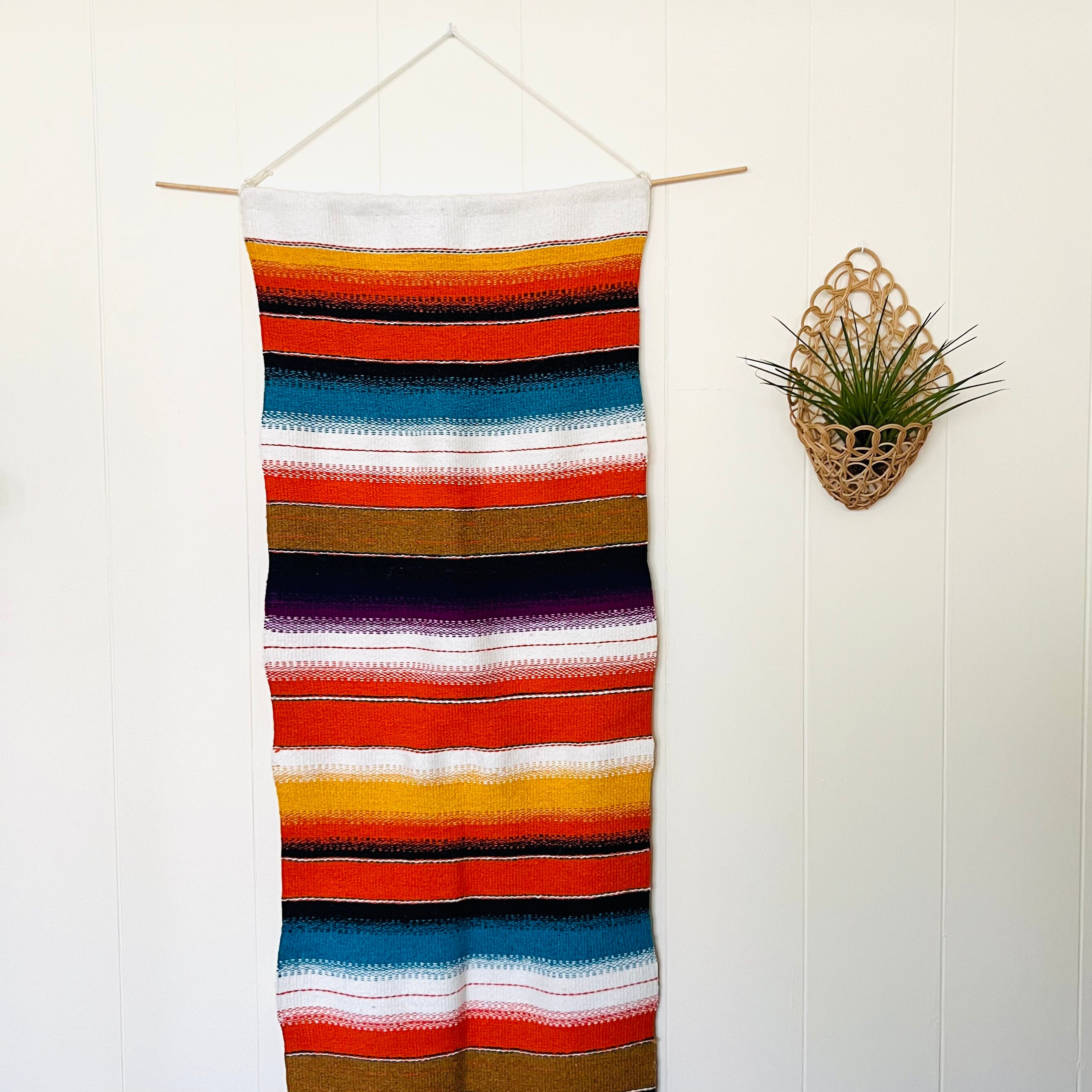 VTG Large Woven Wool Wall Hanging - Etsy