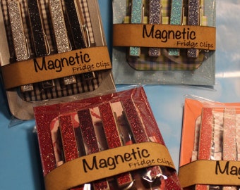 Set of 5 Magnet Clothespins Magnet Clothespins Fridge - Etsy