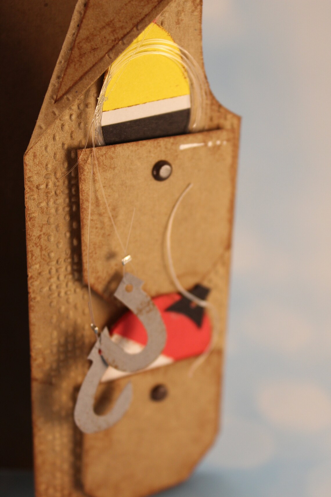 Fishing Vest Card 4 Colors to Choose From Father's Day | Etsy