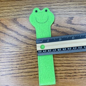 Felt Animal Bookmarks: Duck, Frog, Pig - Set of 3 - Etsy