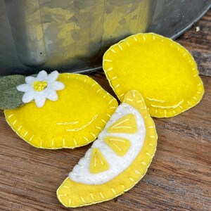 Felt Lemon - Etsy