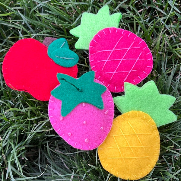Felt Strawberry - Etsy