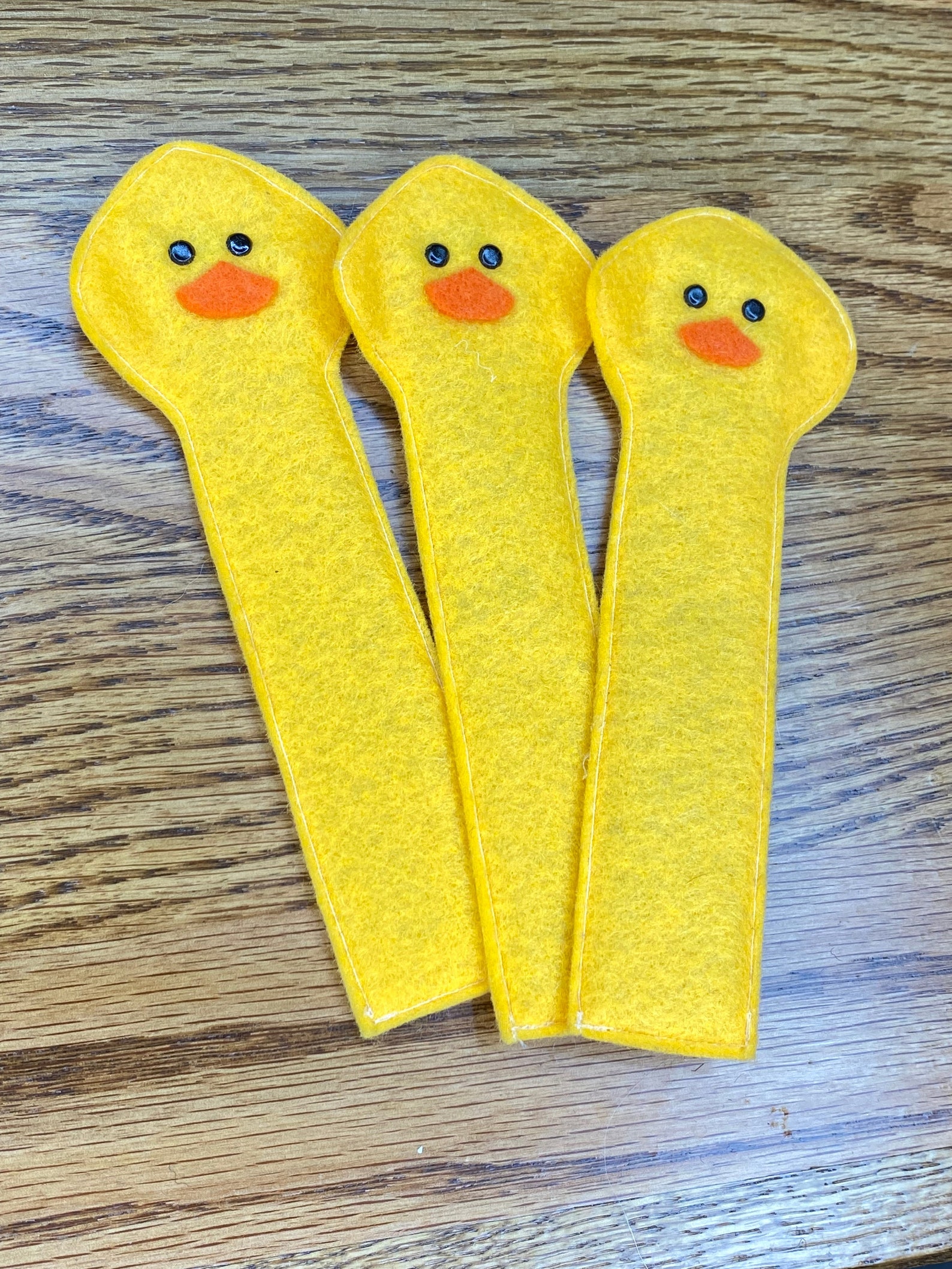 Felt Animal Bookmarks: Duck, Frog, Pig - Set of 3 - Etsy