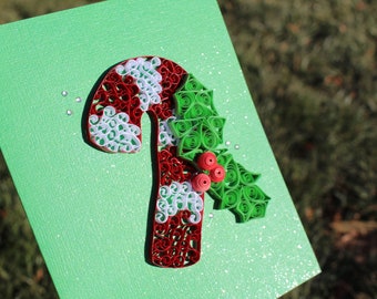 Quilled Candy Cane - Etsy