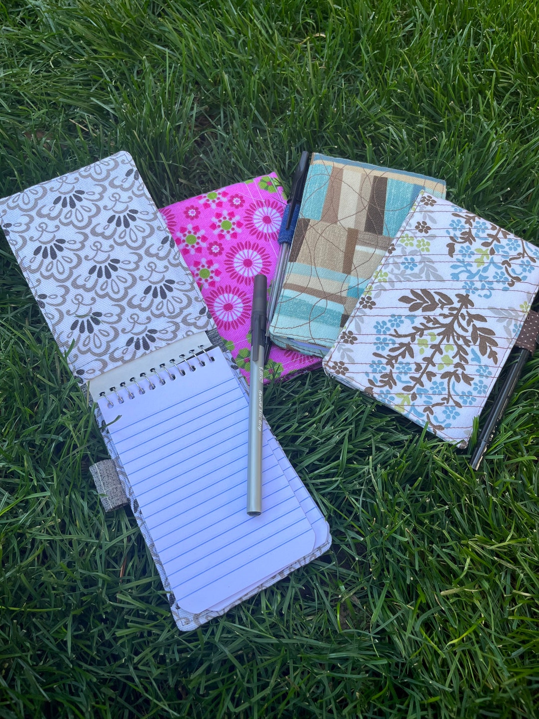 Notepad Holder, 3" X 5" Notepad Holder, Fabric Notepad, Teacher Gift ...