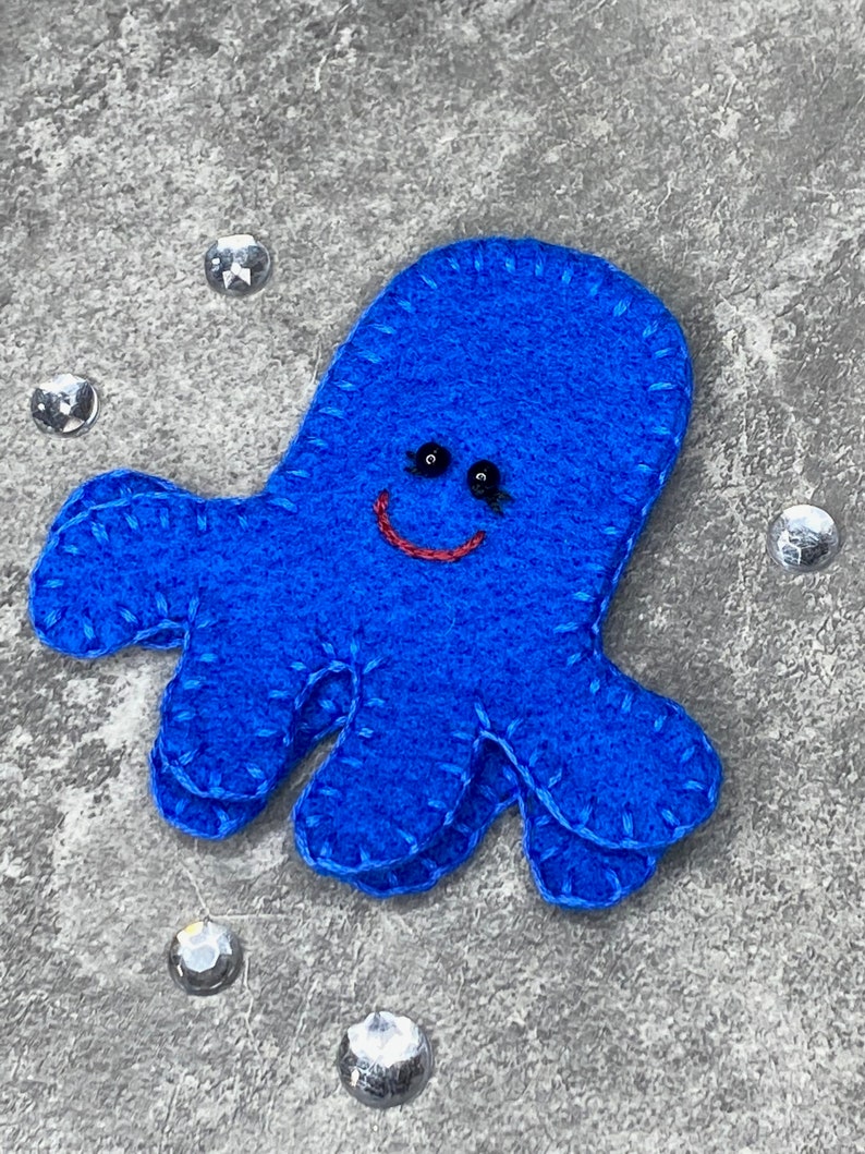 Sea Animal Finger Puppets Octopus Puppet Jellyfish Puppet - Etsy