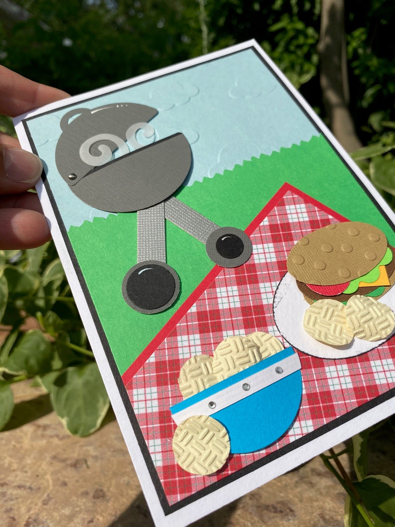 Weekend BBQ Card Picnic Card Hamburger Card Summer Card | Etsy