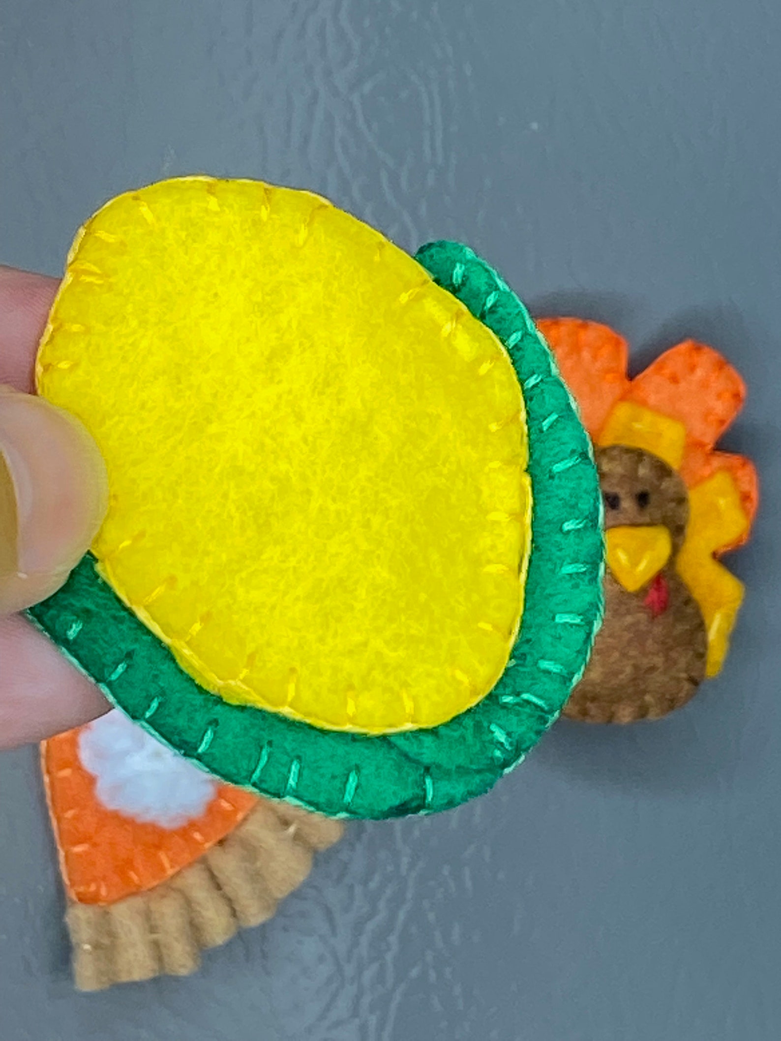 Cute Refrigerator Magnets Felt Thanksgiving Magnet Set Felt - Etsy