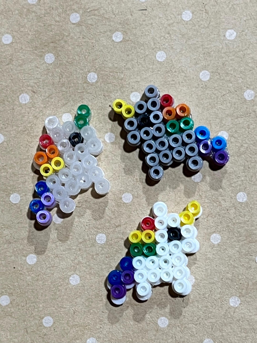 Mini Unicorn Magnet: Handmade Perler Bead Refrigerator Magnet - Etsy