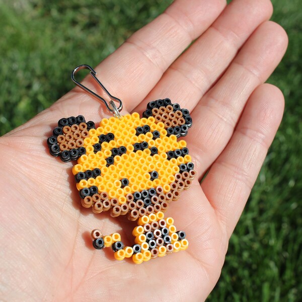 Perler Bead Keychain - Etsy