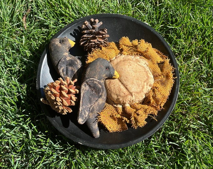 Crow Bowl Fillers, Crow Tucks, Fall Decoration, Autumn Decor, Crow ...