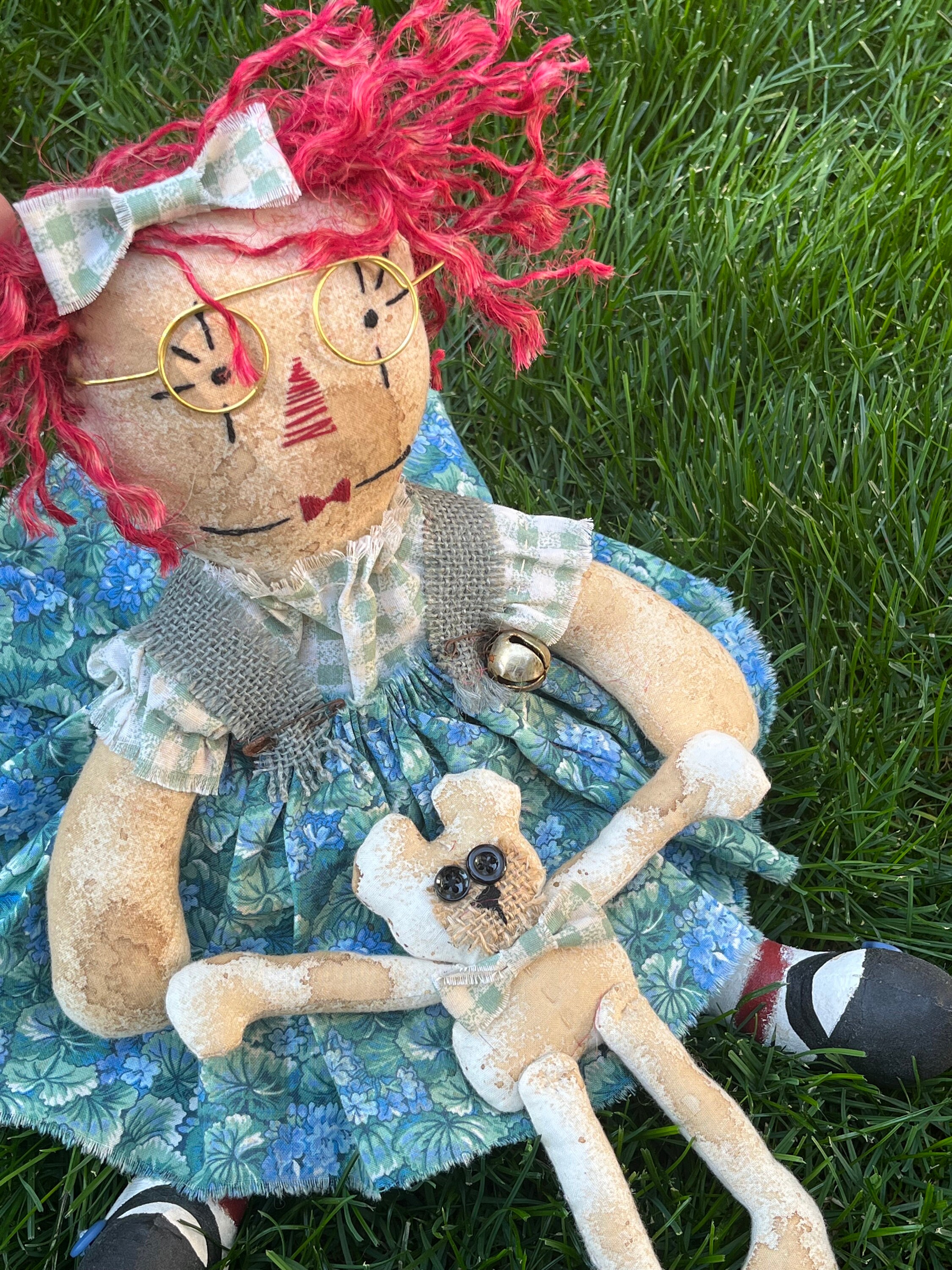 Rag Doll Primitive Inspired Rag Doll Handmade Rag Doll - Etsy