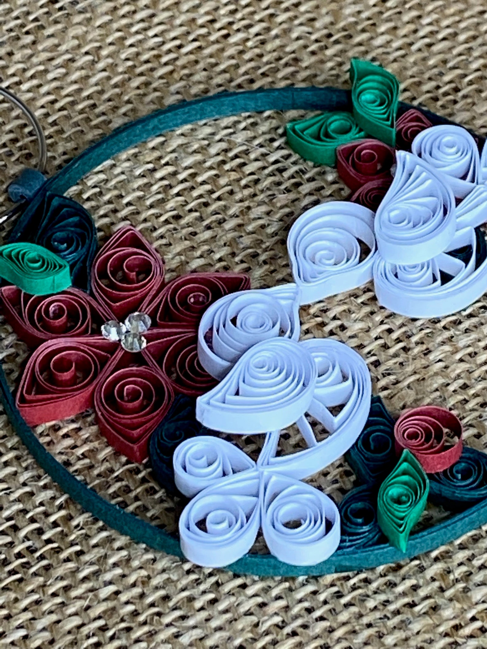 Quilled Dove Christmas Ornament: Paper Filigree Art - Etsy