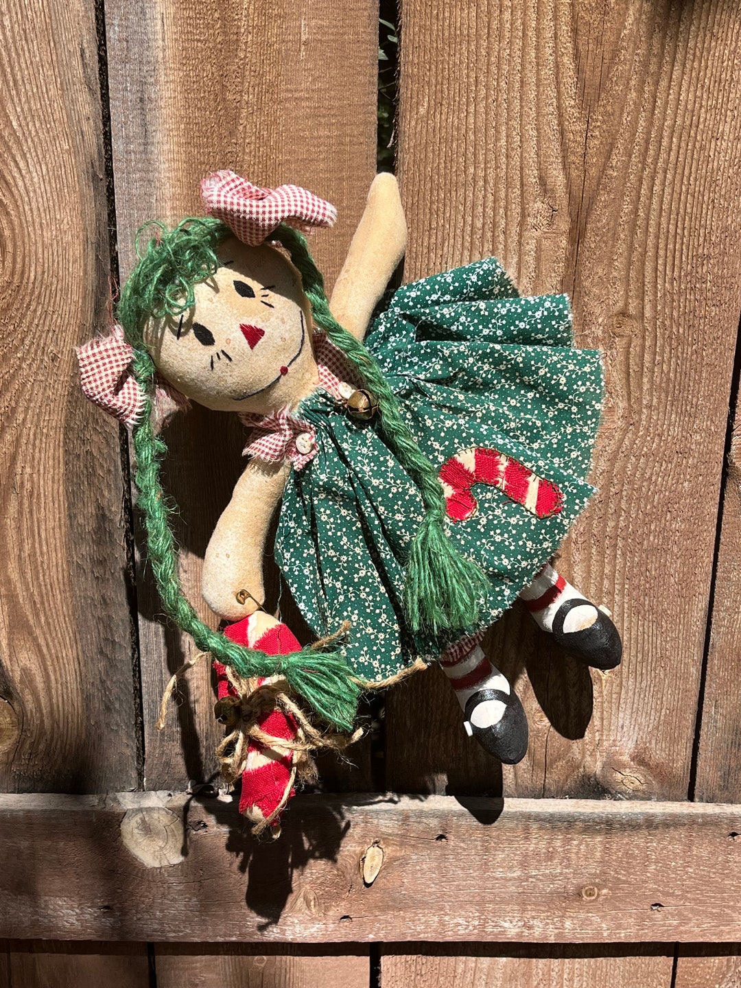 Rag Doll, Primitive Inspired Rag Doll, Handmade Rag Doll, 14.5" Rag ...