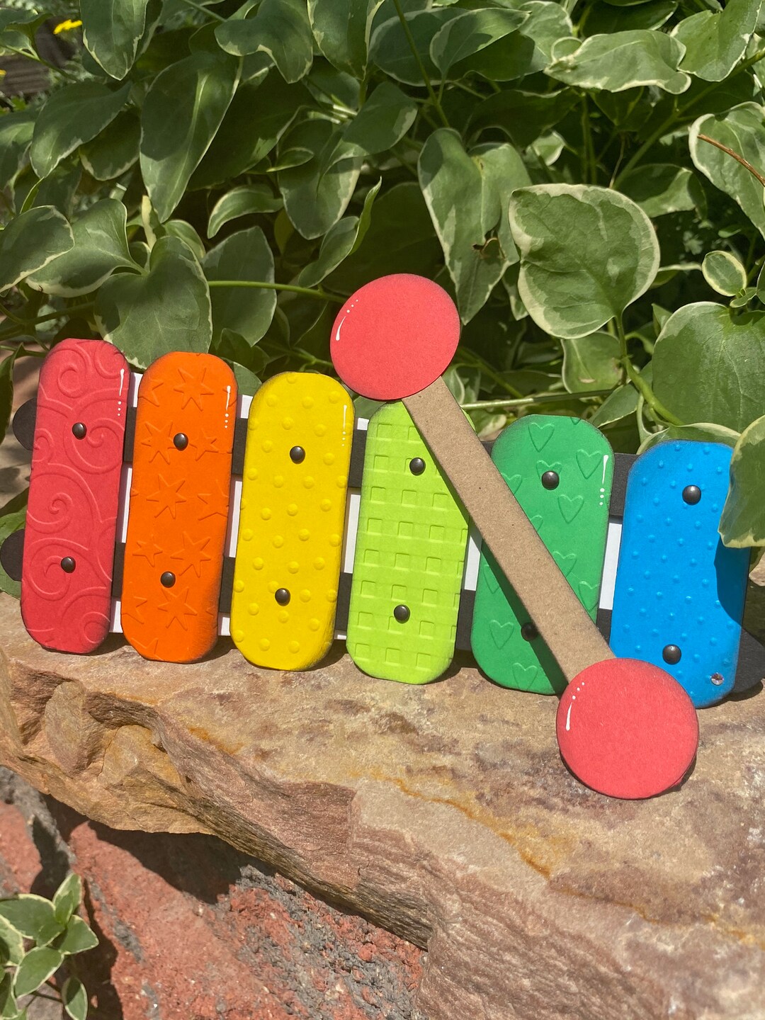 Xylophone Greeting Card, Toy Inspired Card, Childhood Toy Card, Baby ...