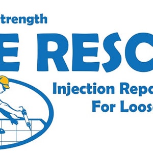 TILE RESCUE Injection Repair Adhesive for Loose Tiles - 3 Pack 10.5 Oz ...