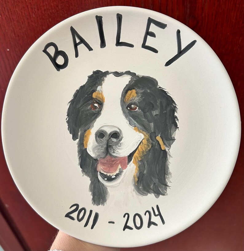 Dog Portrait Plate - Etsy