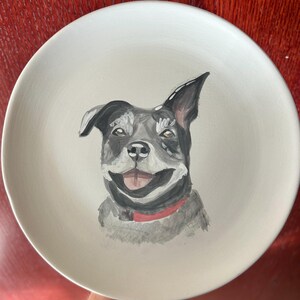Dog Portrait Plate - Etsy