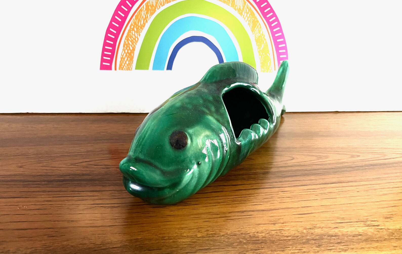 Mid Century Florida Souvenir Fish Ashtray, Kitschy Fish Ashtray ...