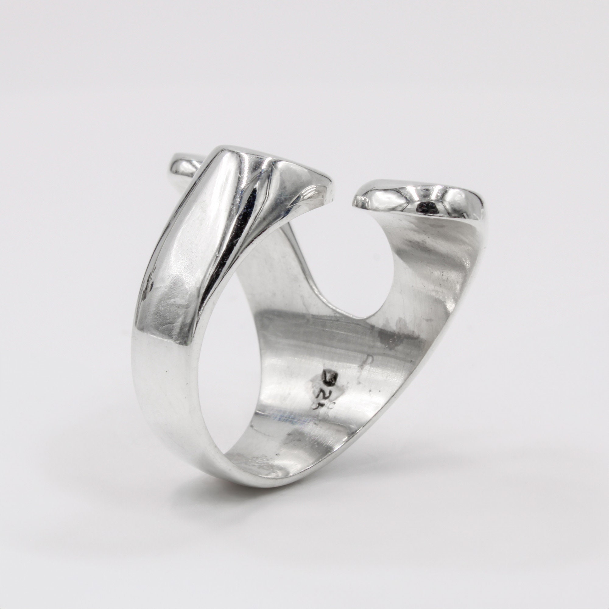 Simple Design Ring for Ladies, Cute Silver Ring for Women, Sterling ...