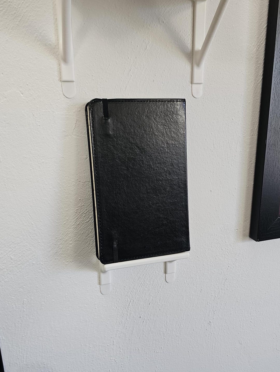 Easy Mount Wall Book Holder Self-adhesive Wall Mounted Shelf/display ...