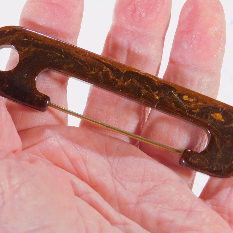 Bakelite Pin - Etsy