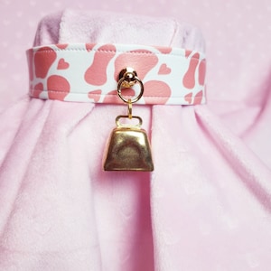 Soft Pleather Cow Chokers With Bell | Custom Printed | MULTI Colors ...