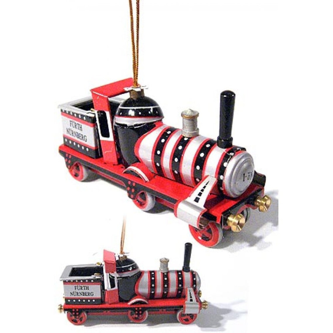 Christmas Steam Train Ornament Tin Toy includes One - Etsy