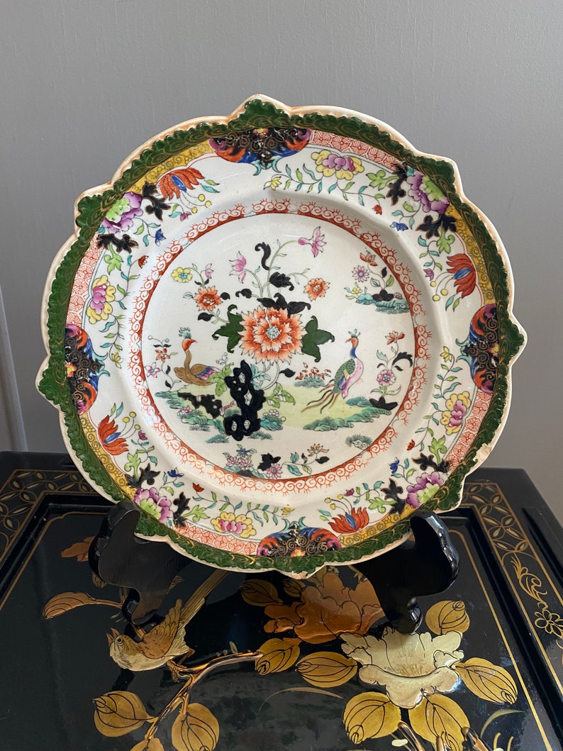 9 Inches Antique Mason's Patent Ironstone China Plate - Etsy
