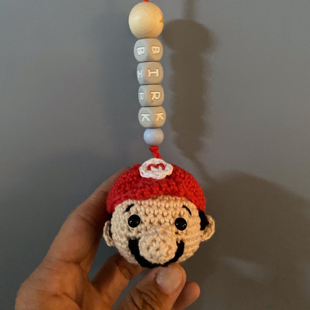 Super Mario and Luigi Keychain Crochet Pattern - Etsy