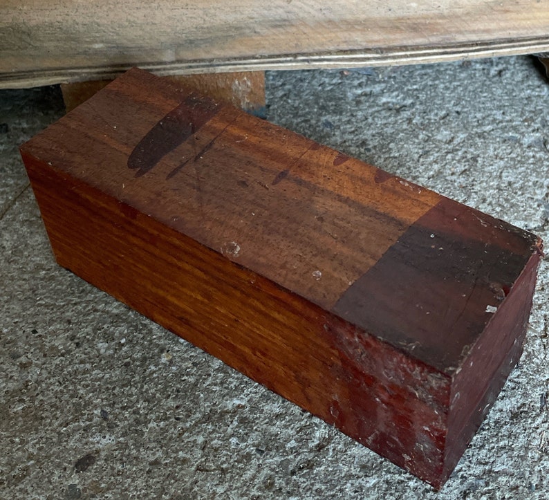 Cocobolo Hardwood Lumber Blank 2”x2”x6” Pool Cues Building Knife ...
