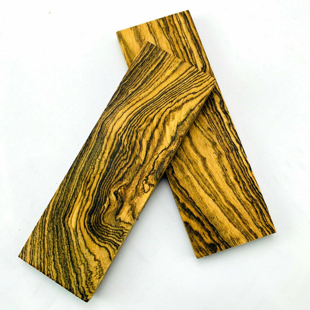 2 Pieces Bocote Wood Knife Scales Knife Handles Building Project Lumber ...