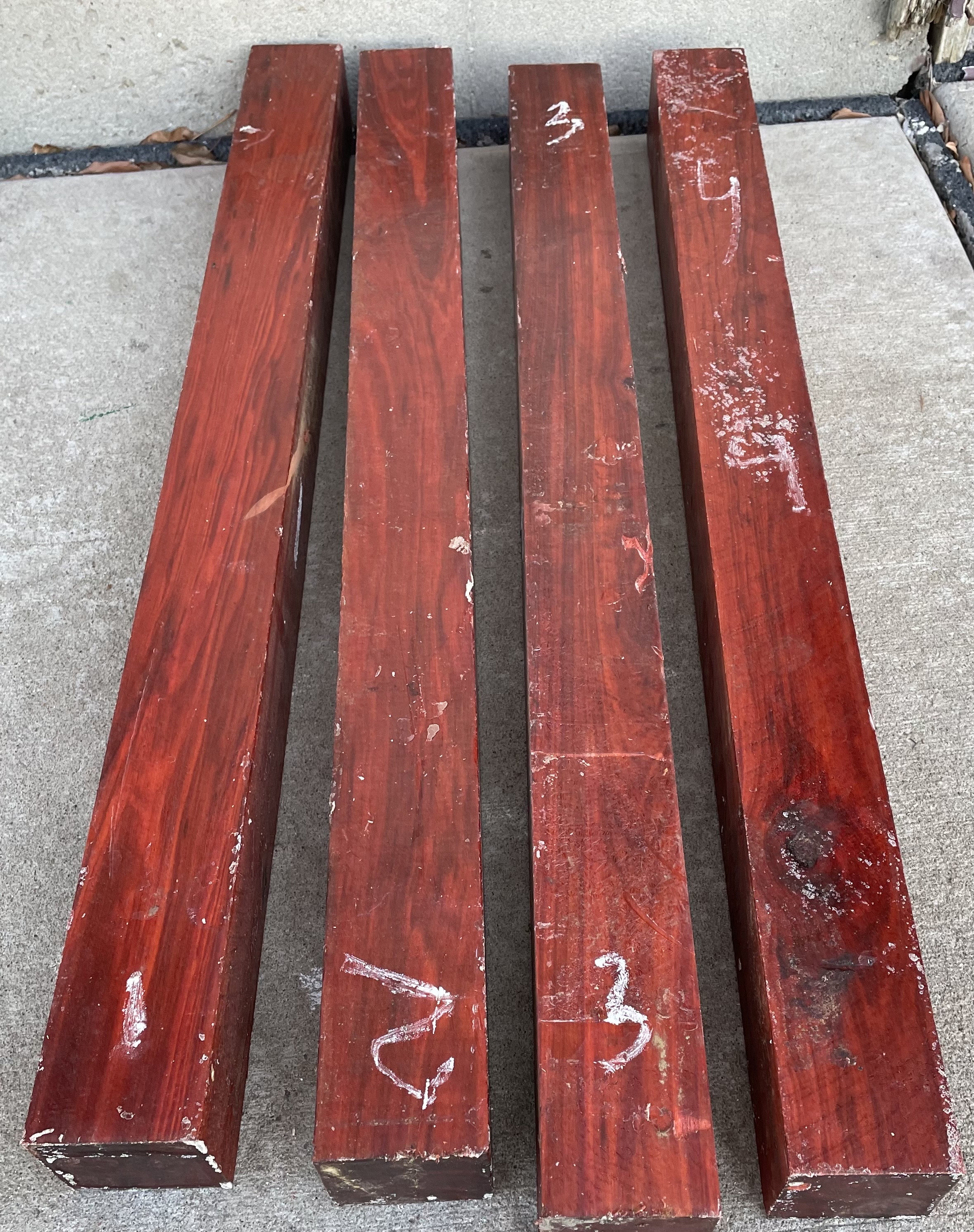 Redheart Lumber: Exotic Chakte Kok Wood Timber (1.5x1.5x24) - Etsy