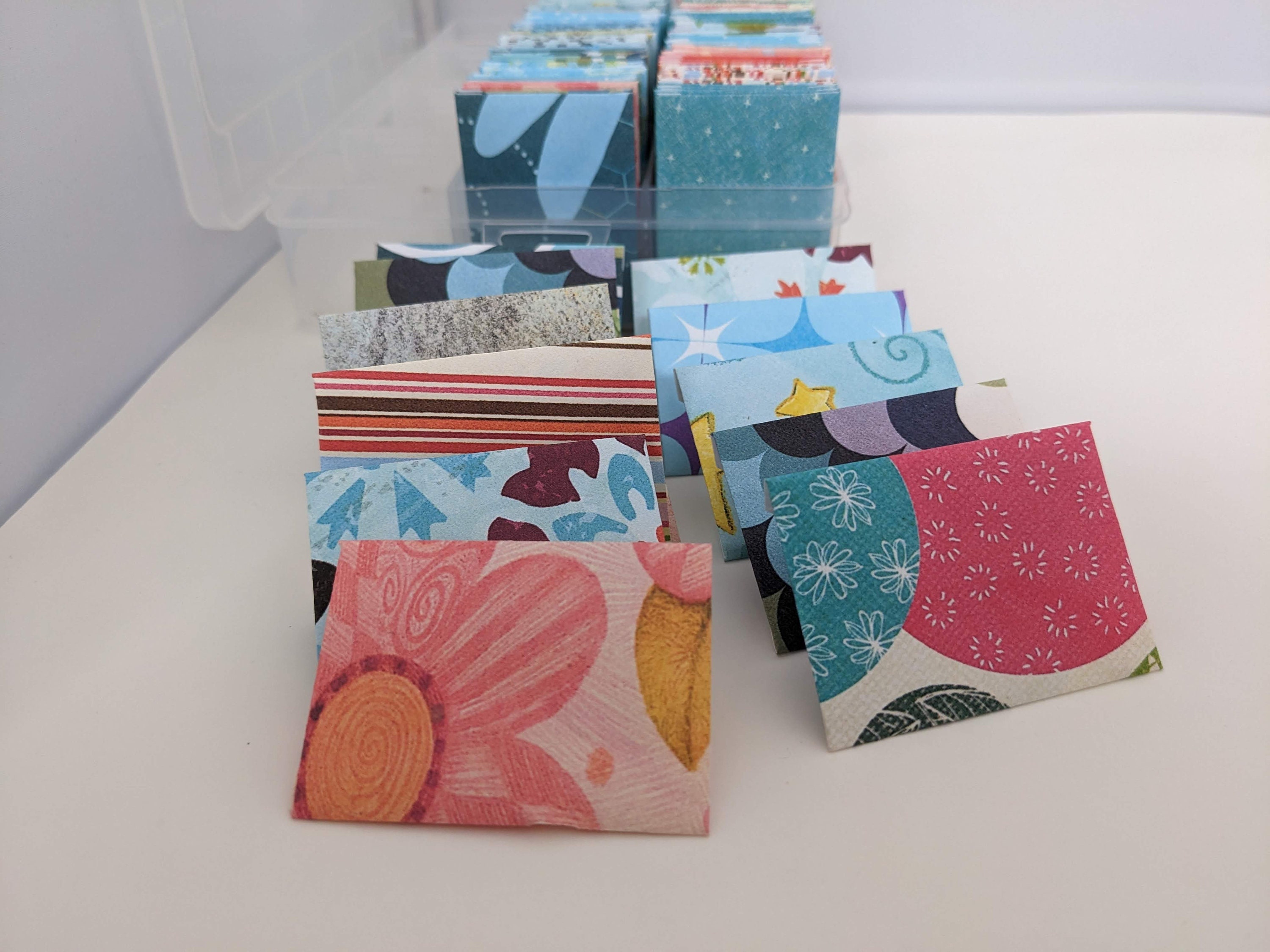 10 Mini Cards, Envelopes & Hearts FREE SHIPPING Assorted Tiny Love ...