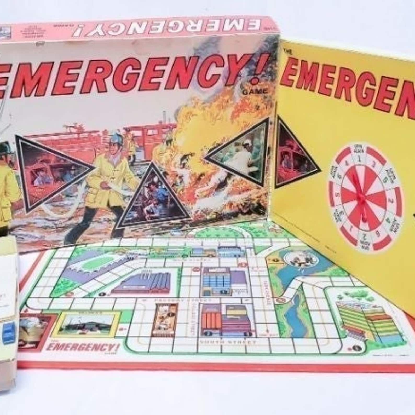 1974 Emergency Firefighter, Paramedic Board Game - Etsy
