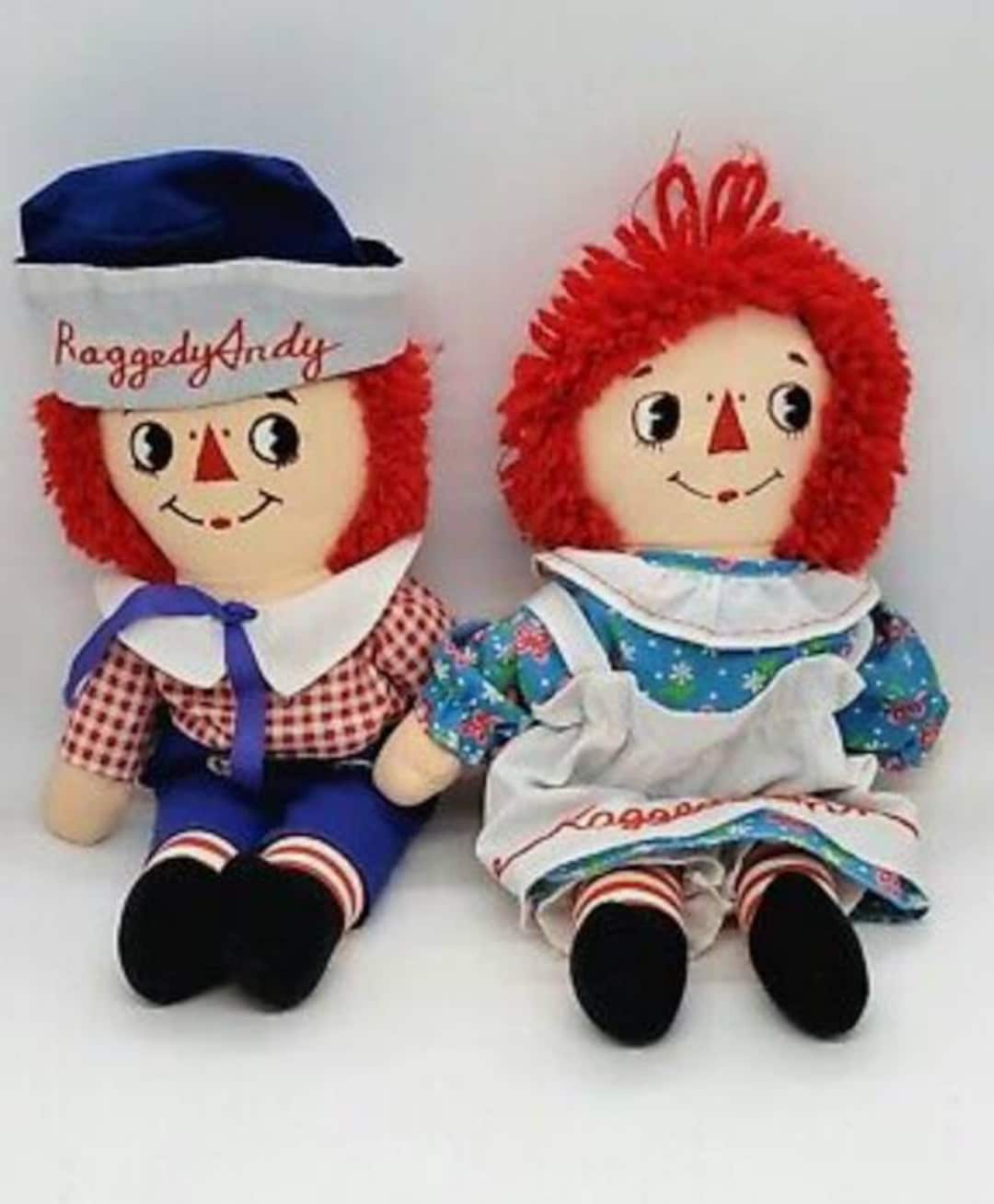 Vintage Raggedy Ann And Andy Doll 36 Etsy