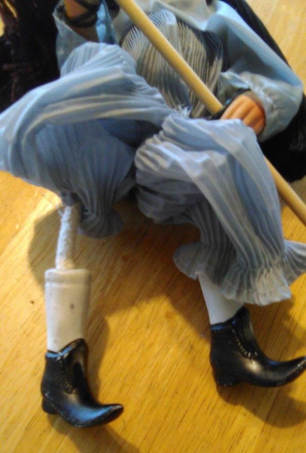 Halloween Vintage Big Nose Witch W/broom - Etsy