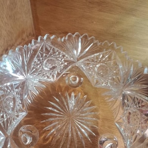 American Brilliant Cut High Lead Crystal Starburst - Etsy