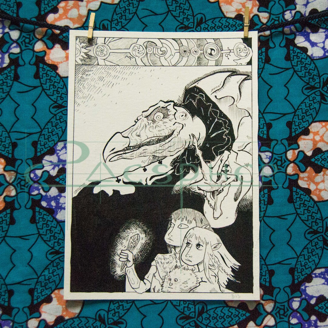 Fanart Dark Crystal (inktober 2018, Original) - Etsy
