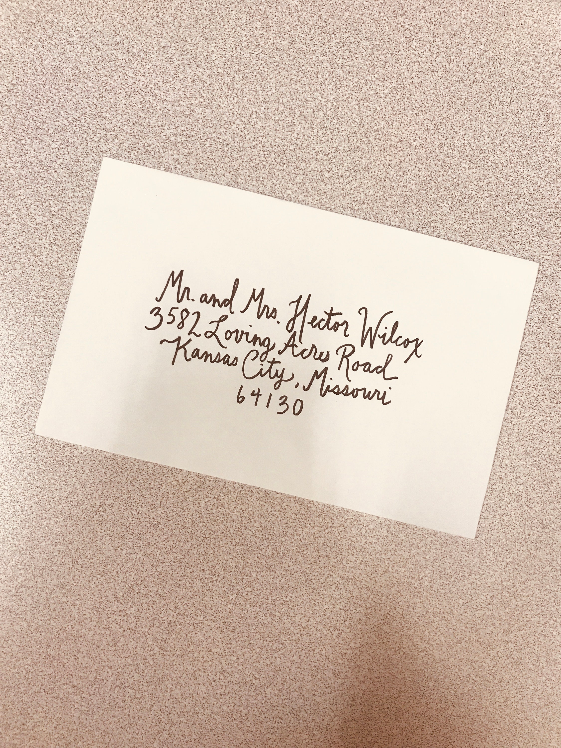 Handwritten Calligraphy Envelopes - Etsy
