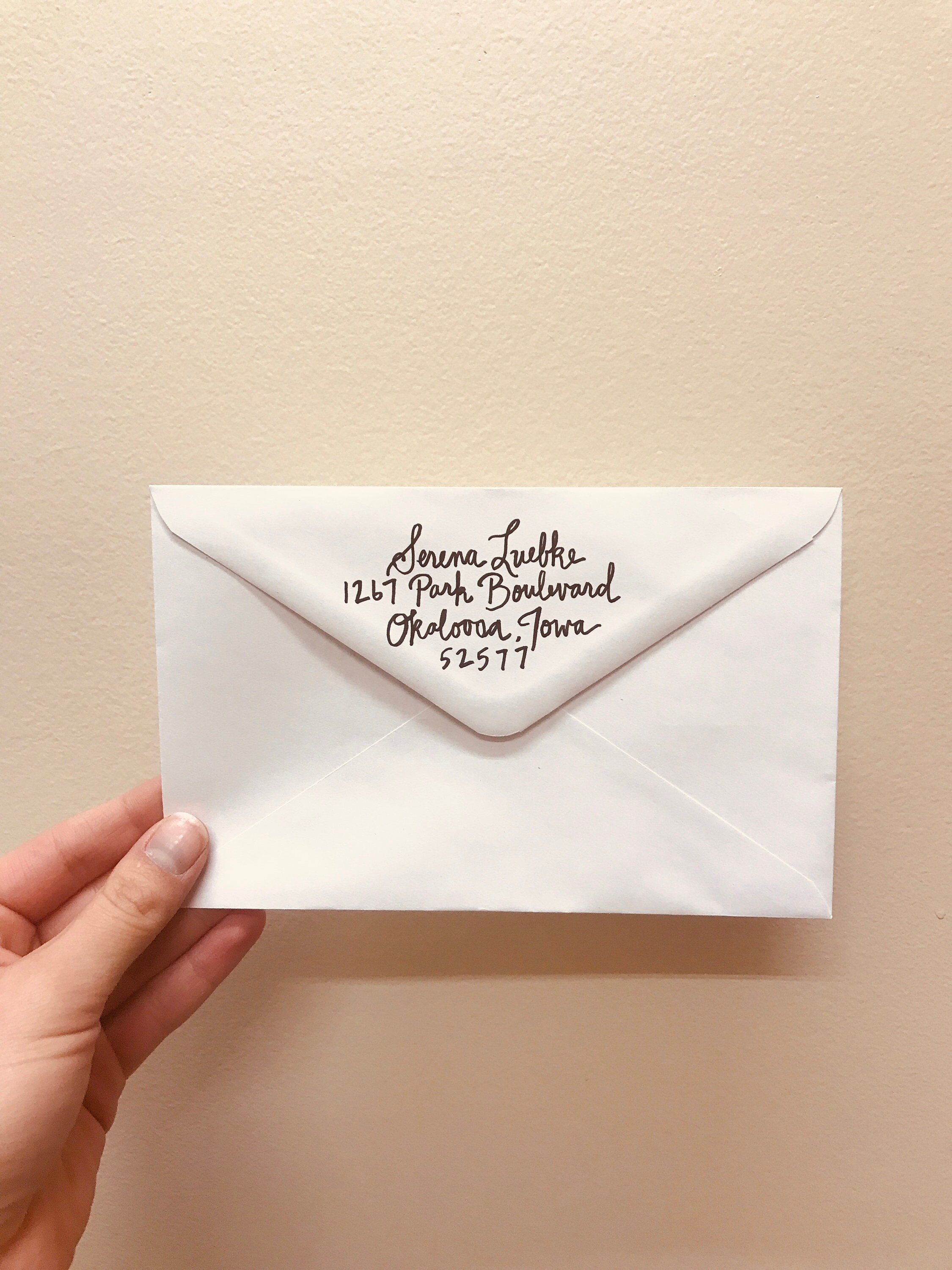 Handwritten Calligraphy Envelopes - Etsy