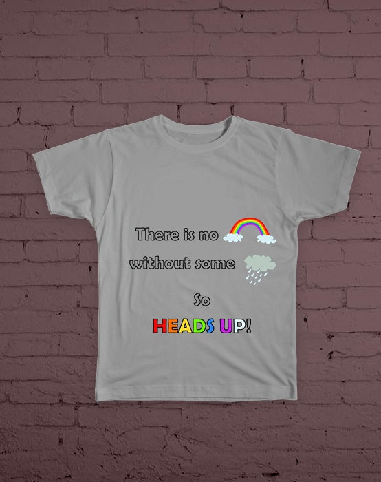 Heads up SVG, Quotes Svg, Cheerful Quotes, Positive Quotes, Rainbow Svg ...