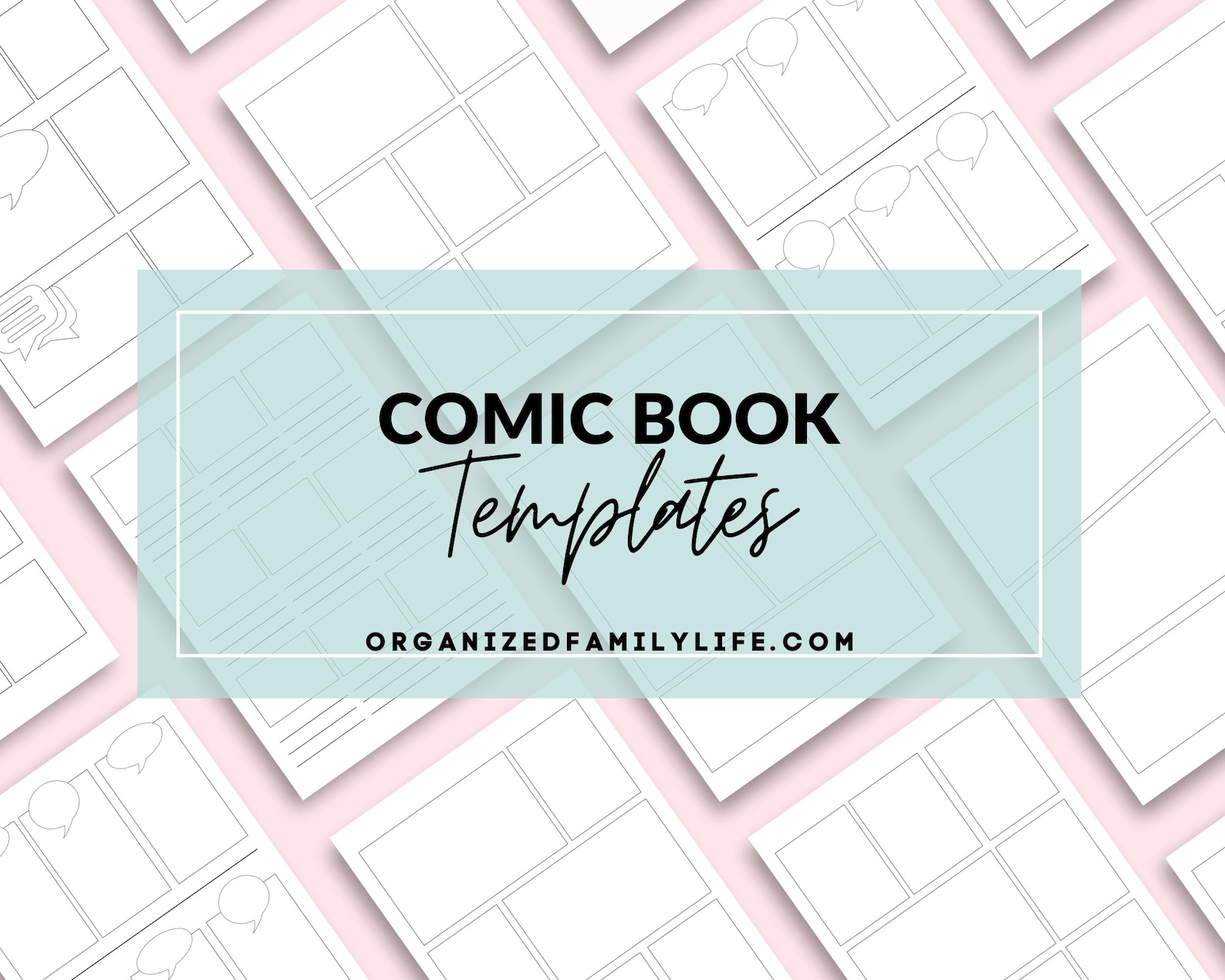 Comic Book Printable Templates | Create Your Own Comic | Instant ...