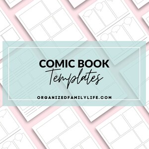 Comic Book Printable Templates | Create Your Own Comic | Instant ...