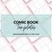 Comic Book Printable Templates | Create Your Own Comic | Instant ...