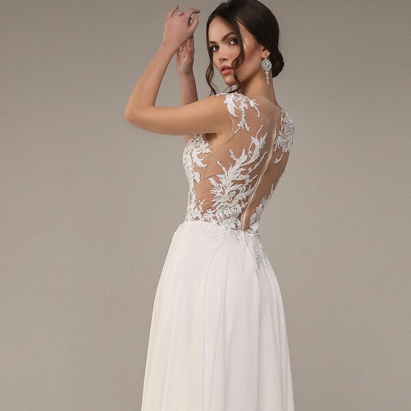 White Bridal Boho Jumpsuit - Etsy