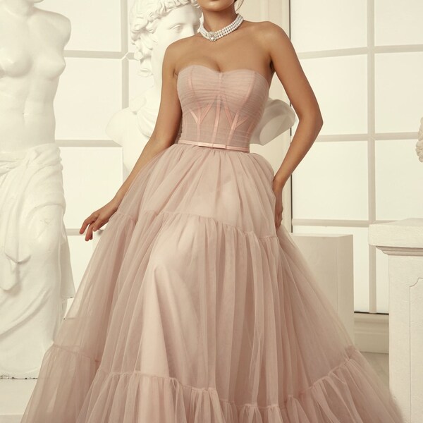 Elegant Prom Dress - Etsy